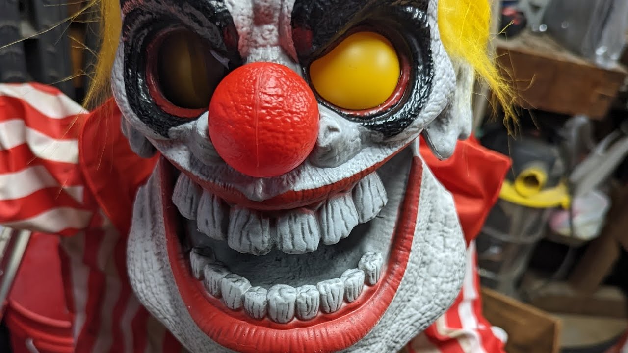 Repairing Home Depot Halloween Trickster Trio Clown Stack Animatronic # ...