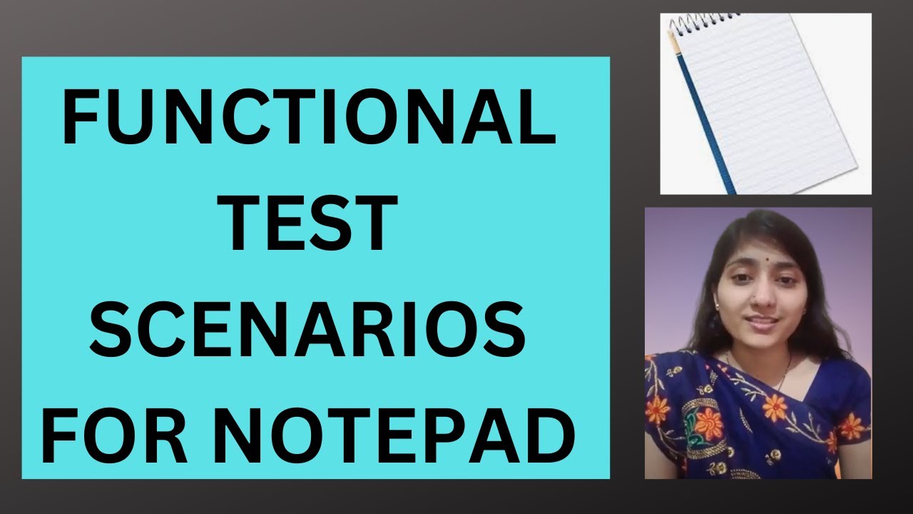 Test Scenarios of Notepad | Test Scenarios | RD Technical Learning ...