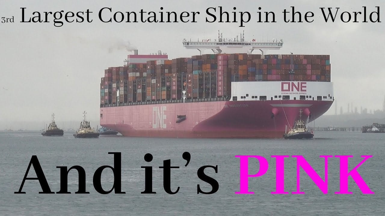 ONE Innovation 3rd Largest Container Ship MegaMax Maiden Arrival Port ...