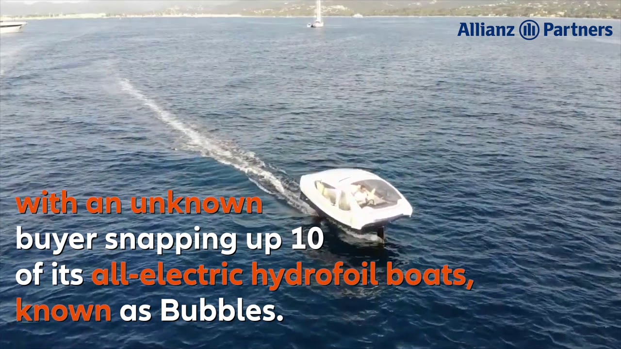 Sea Bubbles: French all-electric hydrofoil boat finds its first US ...