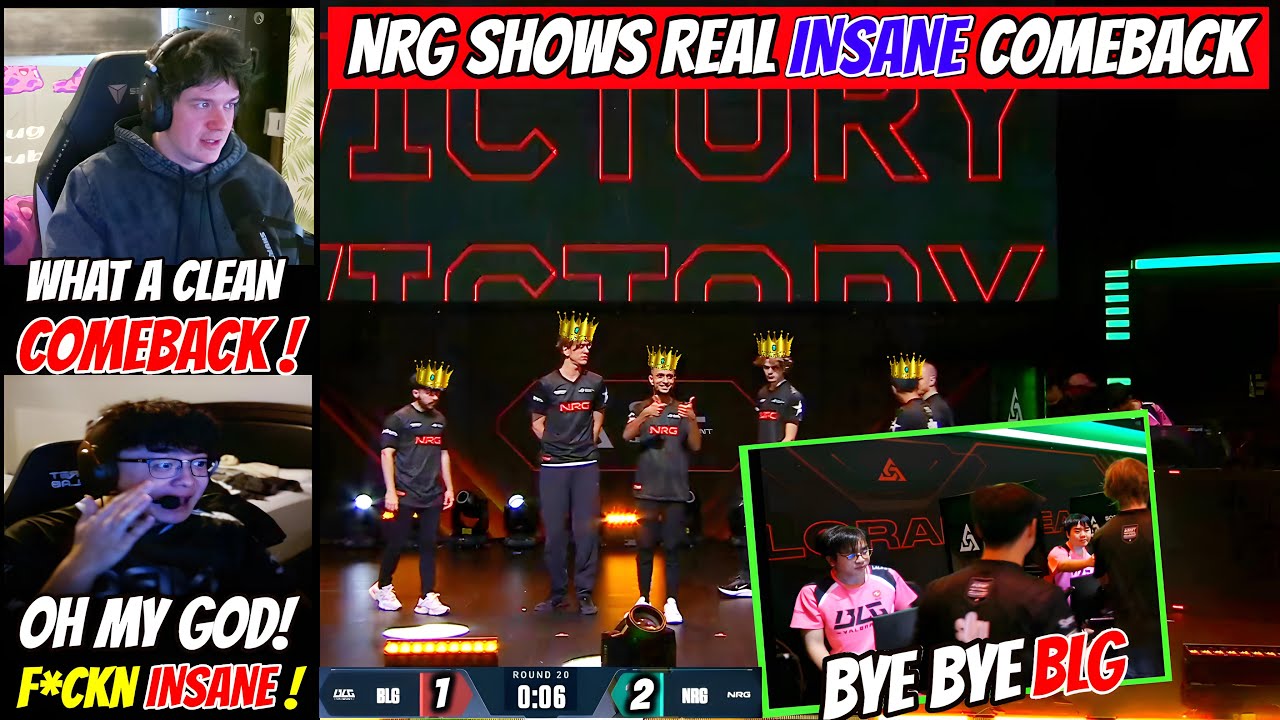 EG Shanks & Sliggy Reacts To NRG Shows INSANE COMEBACK & Makes NA Hopes ...