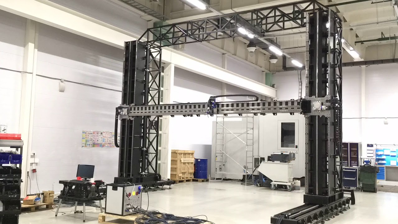 Near-field scanner for antenna measurement - YouTube