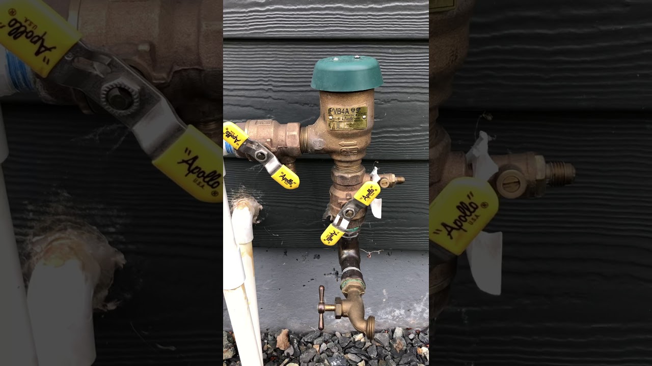 Spring startup irrigation - YouTube