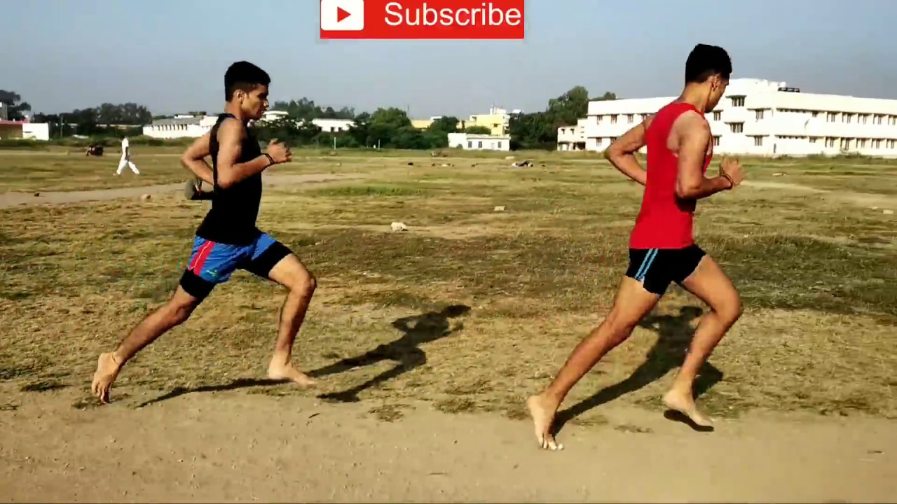 RPF SI 1600 Meter Running Best Timing - YouTube