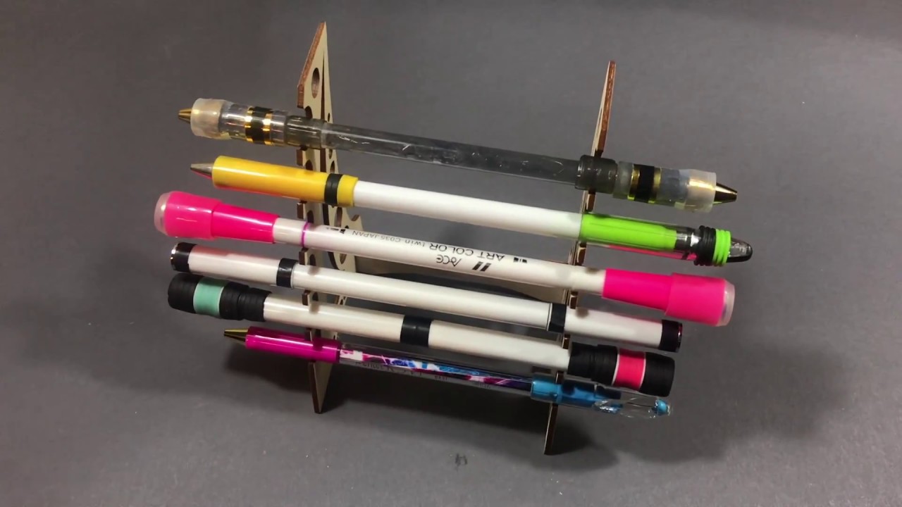 Wood Stand for Your Pen Spinning Mods [RUS] - YouTube