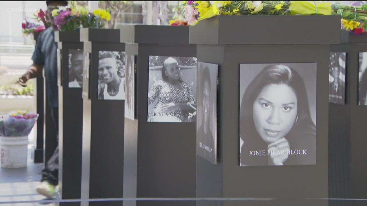 'Say Their Names' memorial exhibit honors Black lives lost due to ...