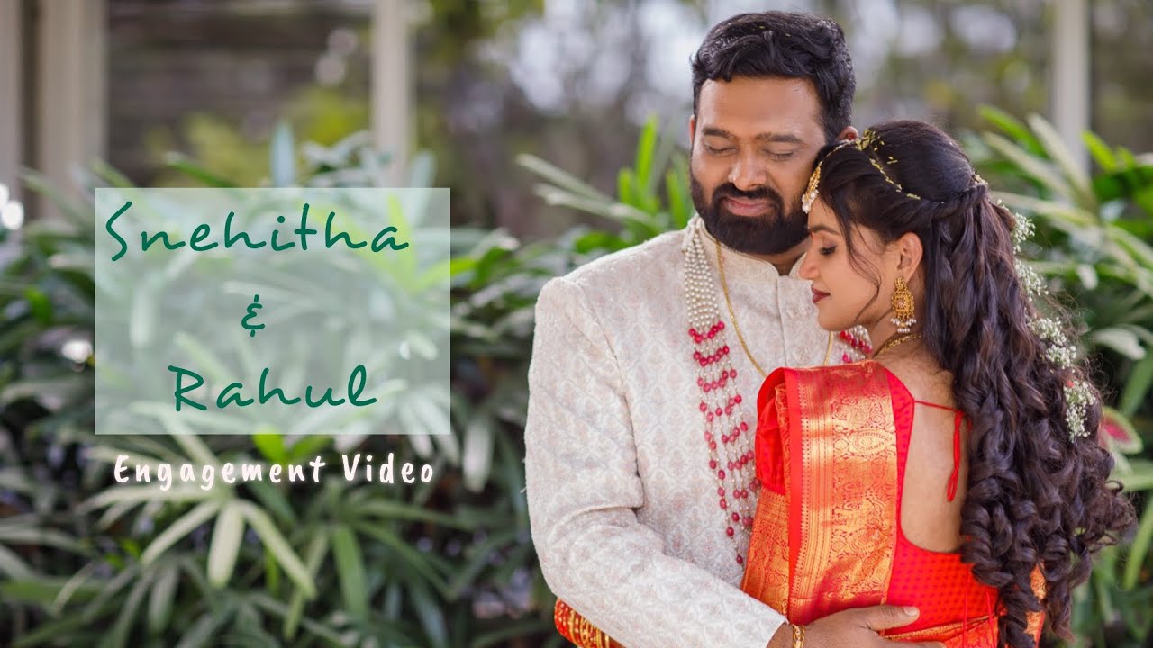 Snehitha & Rahul Engagement Video | Sneha Infinities - YouTube