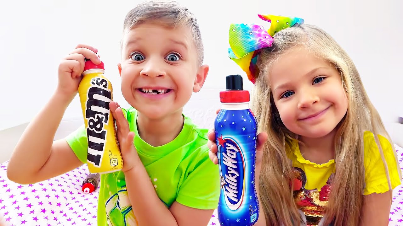 Diana y Roma Prueban Malteadas de Chocolate - YouTube