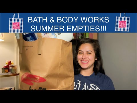 Bath & Body Works - Summer Empties ( June - August) - YouTube