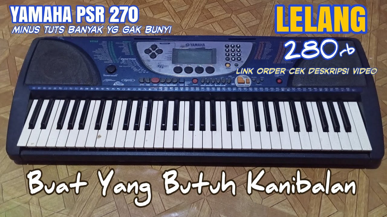 YAMAHA PSR-270 | Short Review | SOLD - YouTube