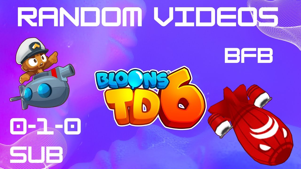 010 SUB VS 1 BFB Bloons Tower Defence BTD6 6 - YouTube