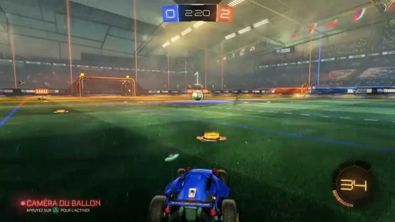 Rocket League best long shot - YouTube