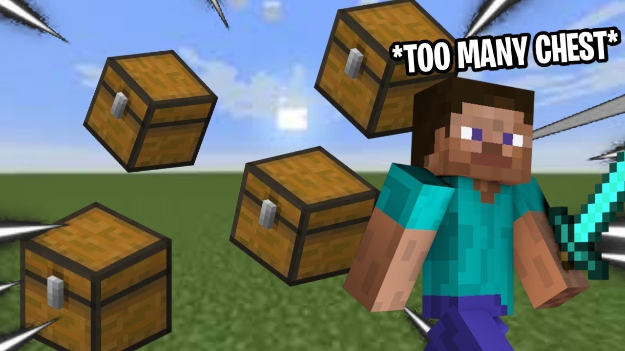 Minecraft, But Its Raining Chest (OP LOOT OMG) - YouTube