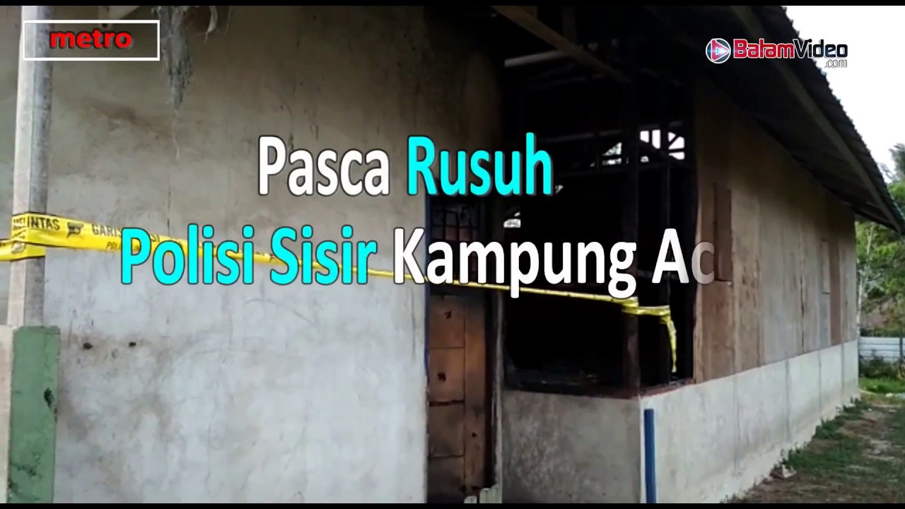 Pasca Rusuh, Polisi Sisir Kampung Aceh - YouTube