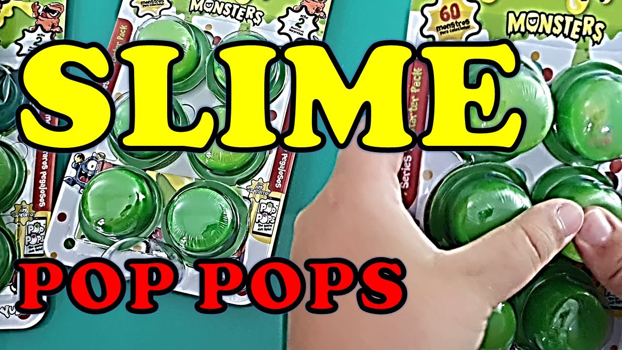 SLIME POPS BRINCANDO COM MUITO [UNBOXING MONSTRINHOS] - YouTube