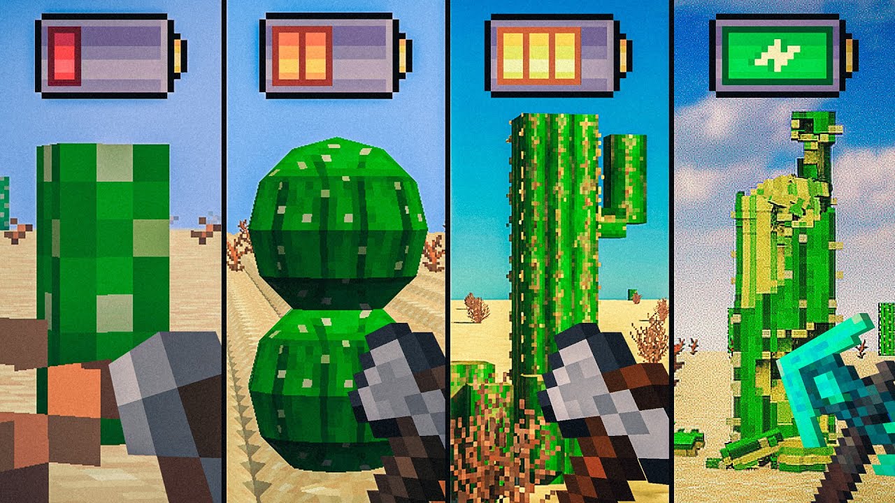 physics with different battery in minecraft be like - YouTube