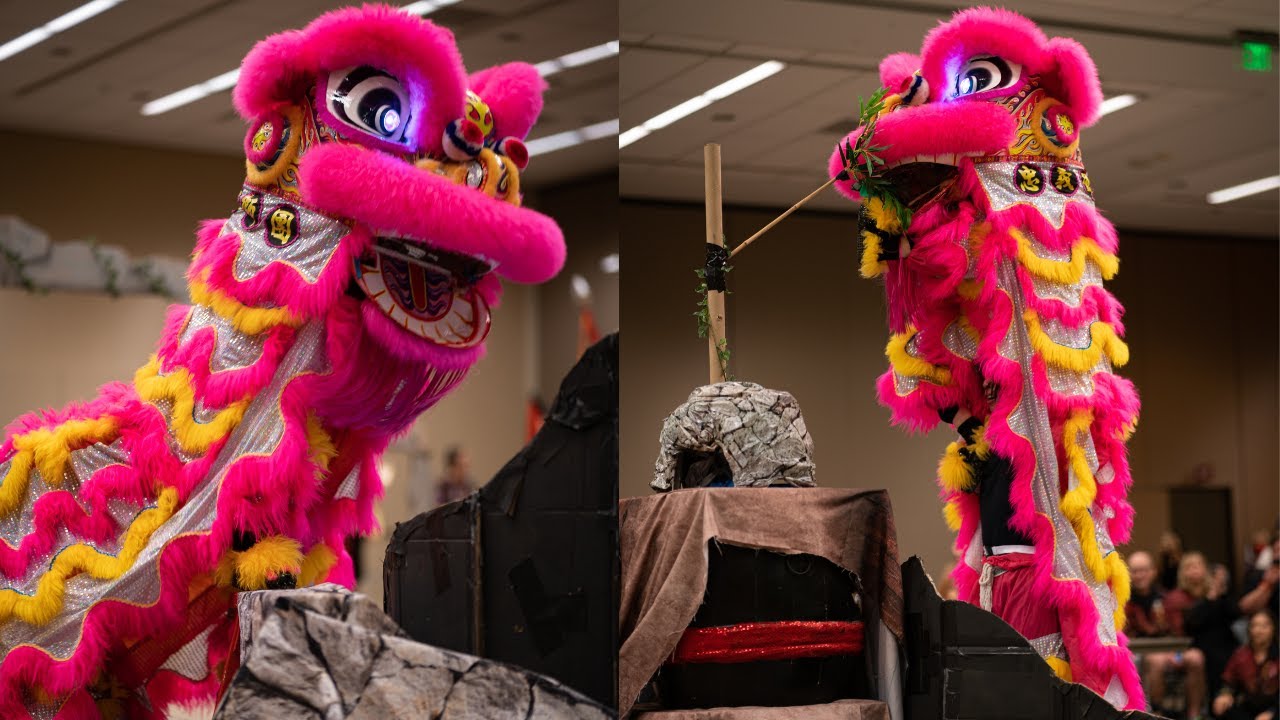 Zhong Yi Kung Fu Association - Team Pink Lion Dance - Phoenix Lion ...