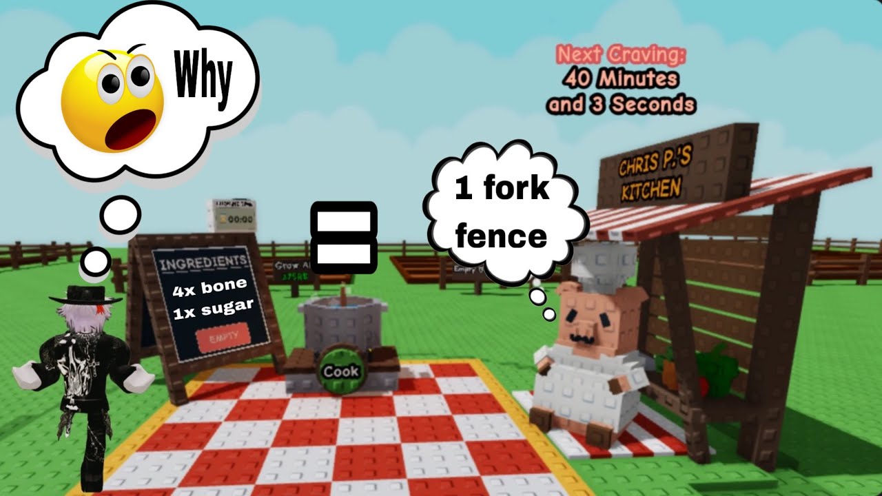 Why Just A Fork Fence Grow A Garden - YouTube