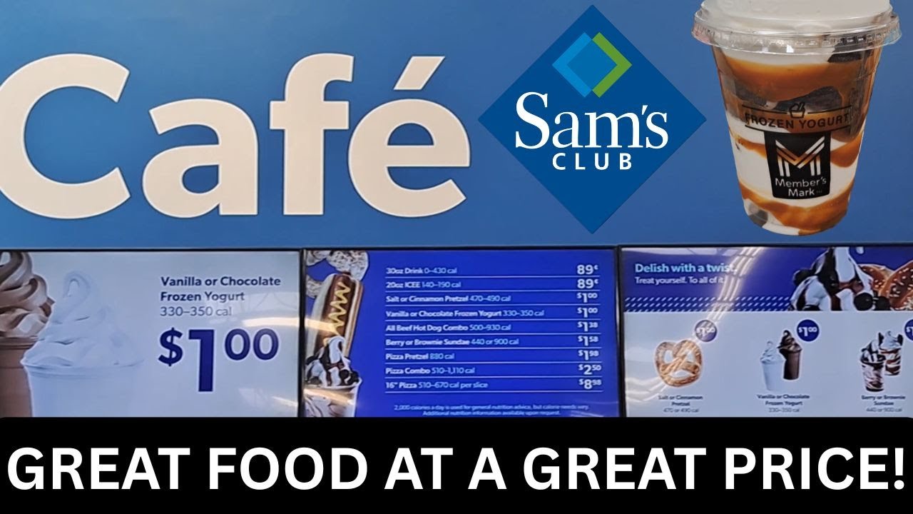 SAM'S CLUB! LUNCH AT THE CAFE & TO GO MEALS! - YouTube