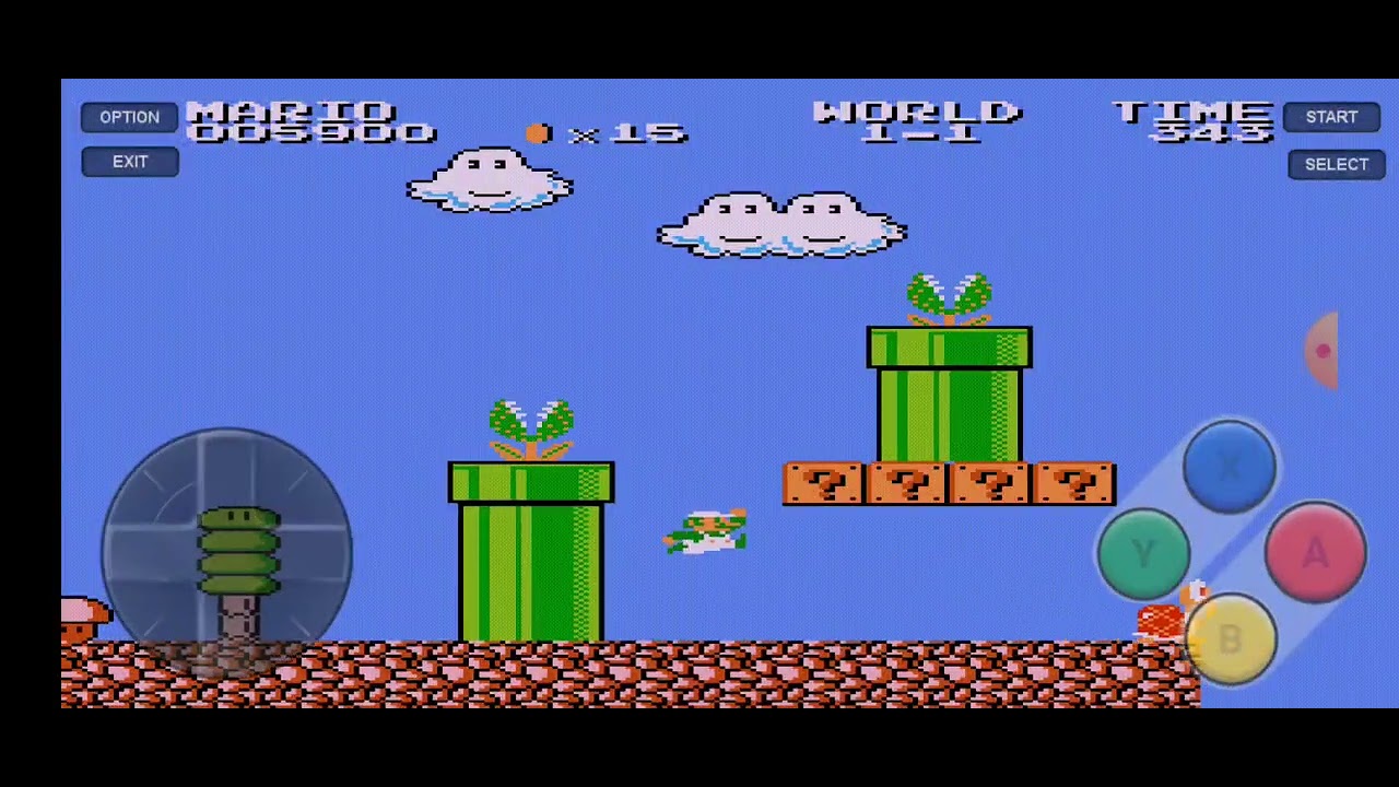 jugando Super Mario con Gastón - YouTube
