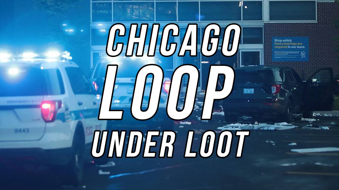 Chicago looting target stores in the downtown area - 100 arrested - YouTube