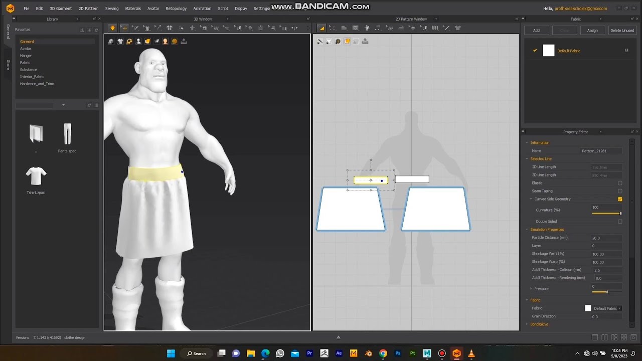 Game Characters Clothing, Costume Modeling In Marvelous Designer - YouTube