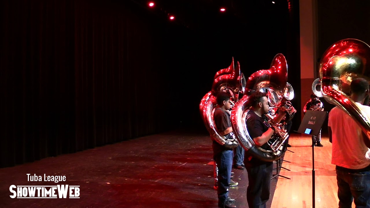 Tuba League 1 - 2019 High Noon Showdown Drumline Competition - YouTube