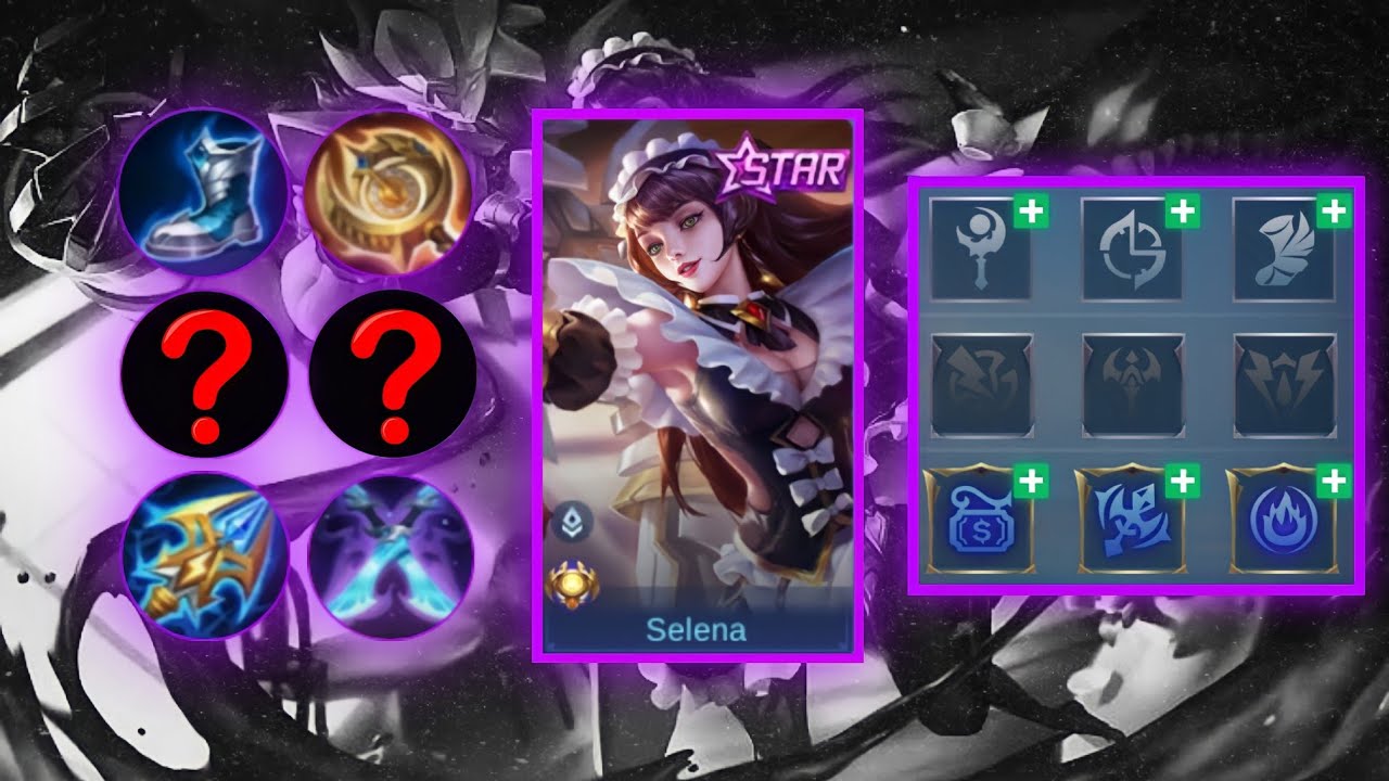 New Selena Emblem and Build Set 2022 | Selena best build 2022 - mobile ...