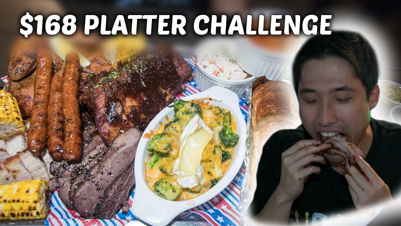 $168 BBQ PLATTER CHALLENGE SOLO! Food Challenge in Singapore! - YouTube
