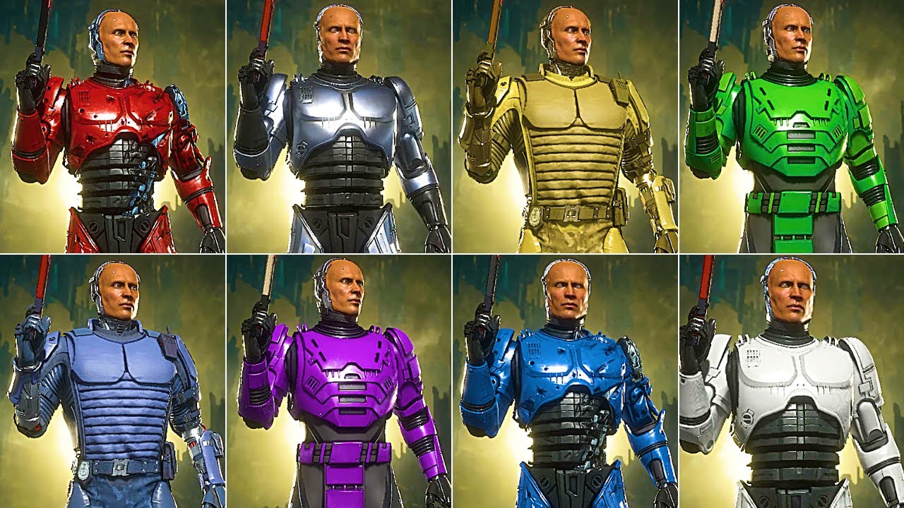 RoboCop All Skins Showcase - YouTube