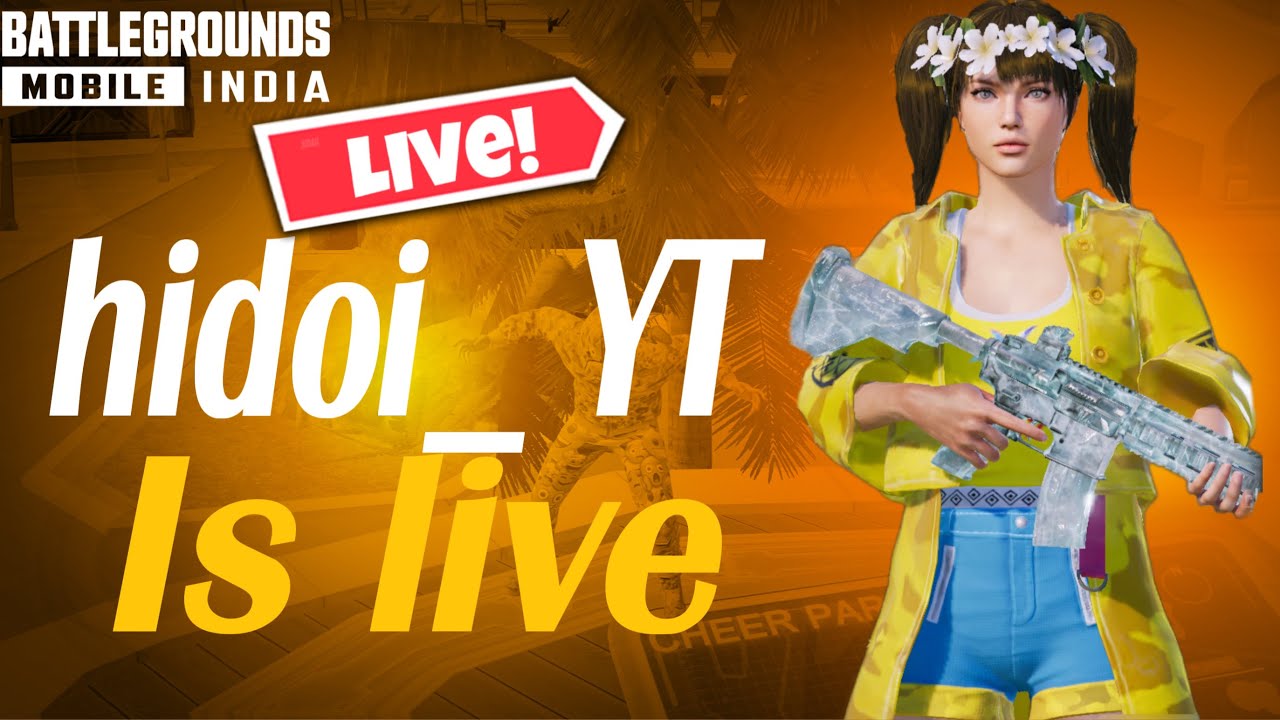 Hidoi is. Live BGMI 4.1 update. 😍 rank push - YouTube