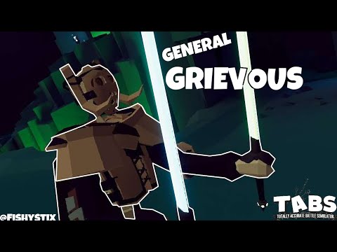 GENERAL GRIEVOUS IN TABS AND HOW TO MAKE IT - Totally Accurate Battle Simulator - YouTube