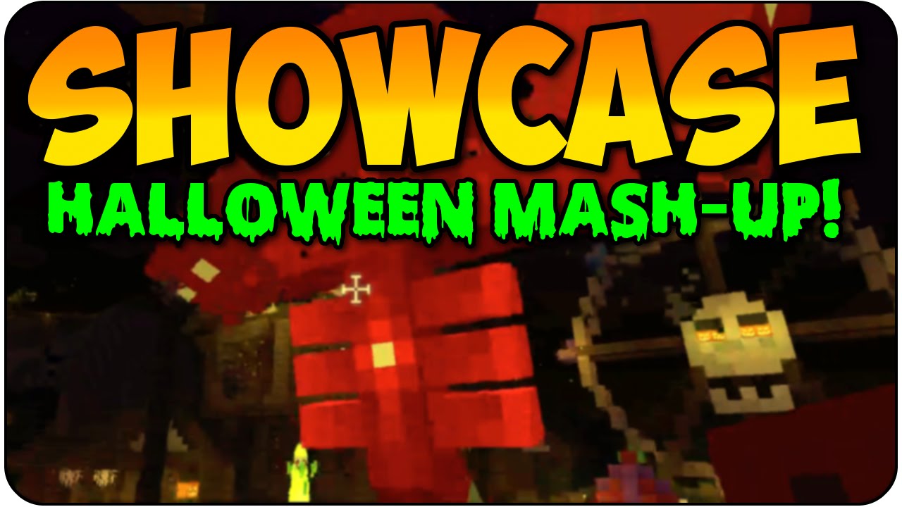 Minecraft Halloween Mash-Up Pack Review/ Showcase! Skin Pack & Roller ...