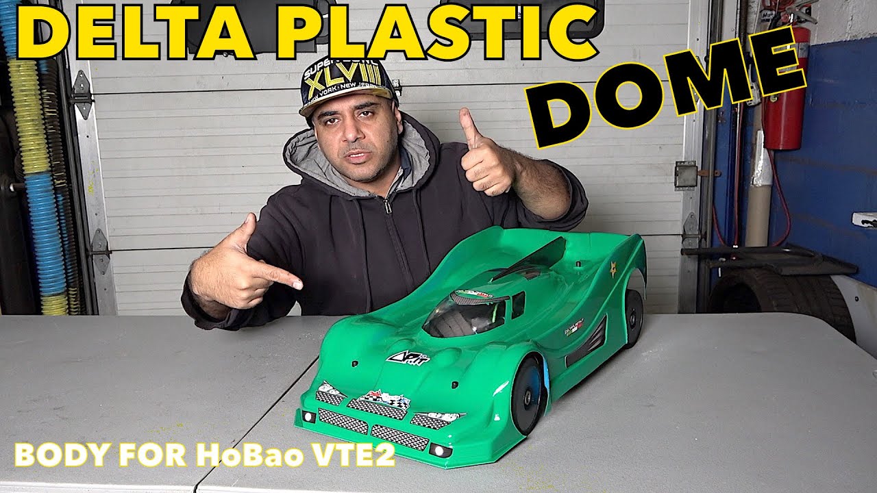 Delta Plastic Body for HObao VTE2 #deltaplasticdome - YouTube