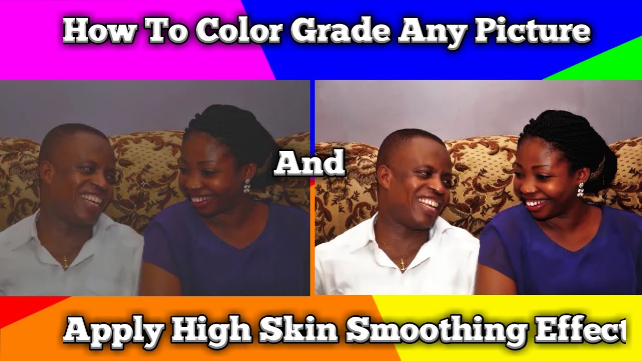 Adobe Photoshop Color Grading and High Skin Smoothing - YouTube