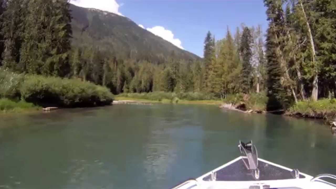 North River jet boat dodging logs - YouTube