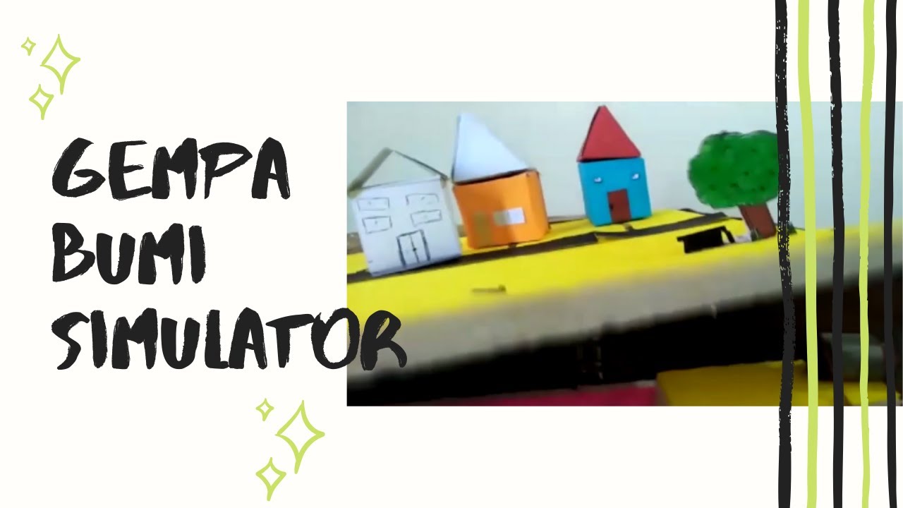 HOW TO MAKE DIY EARTHQUAKE SIMULATOR | CARA MEMBUAT ALAT PERAGA IPA ...