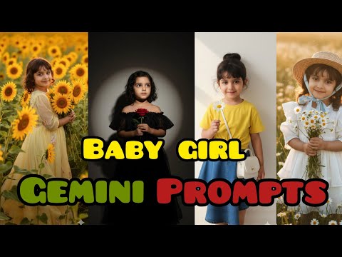 Baby girl Gemini prompt 🚨 ai how to create gamini ai photo editing 