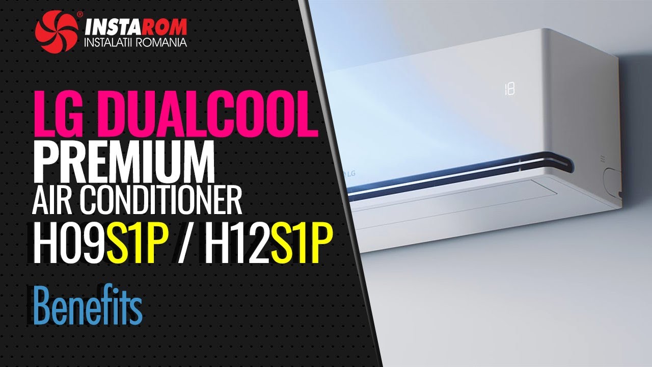 LG DUALCOOL Premium H09S1P/H12S1P SOFT AIR Ductless air conditioner ...