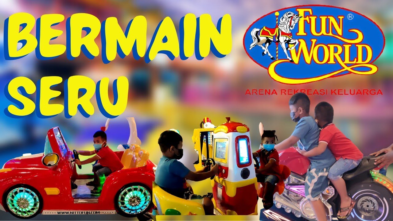 BERMAIN DI FUN WORLD SERU | MALL BOTANI SQUARE BOGOR - YouTube