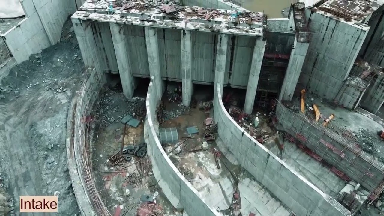 Construction works of Headworks of a 73 MW Hydropower Plant at ...