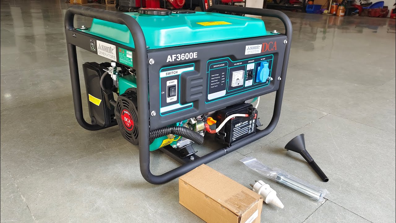 3 KVA DCA Self Start Portable Generator | Ashok Generators ...