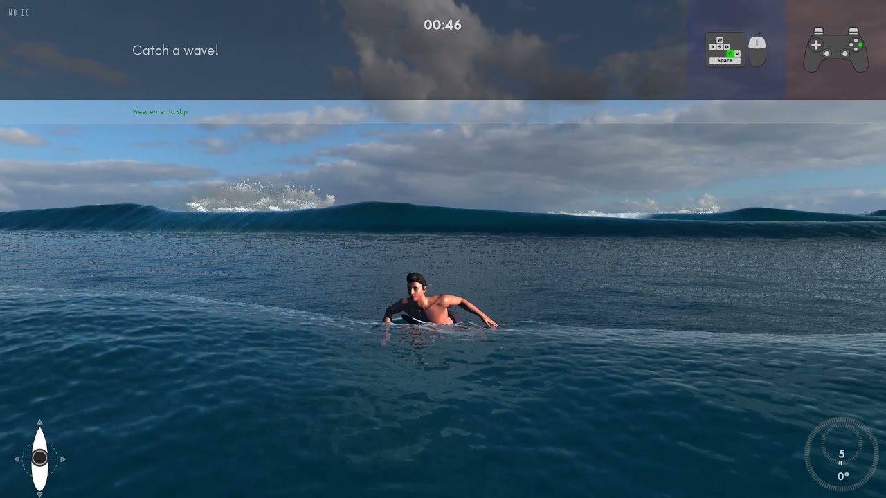 Virtual Surfing Gameplay (PC Game) - YouTube