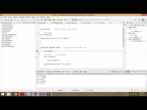 JAVA - Method Overriding | Super Keyword | Beginner level | Syntax ...