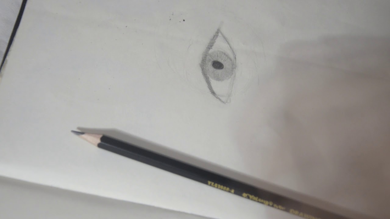 Drawing an eye "Zedd 2019"..My First Video - YouTube