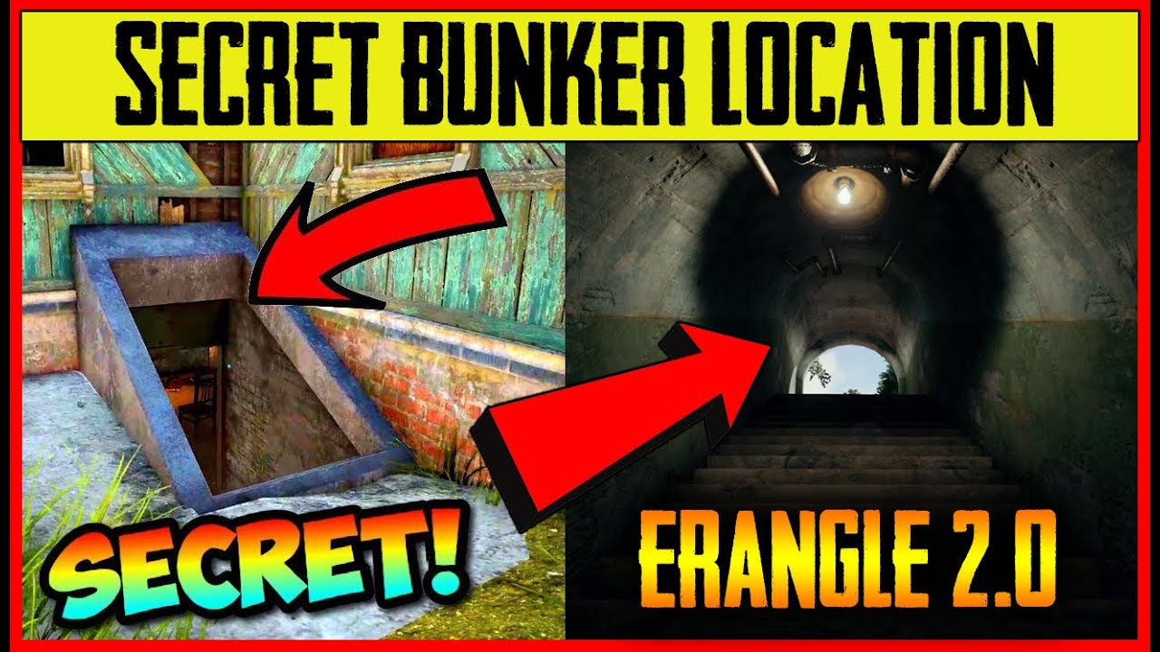 ERANGLE 2.0 SECRET BUNKERS LOCATIONS | 5 SECRET LOCATION IN ERANGLE 2.0 ...