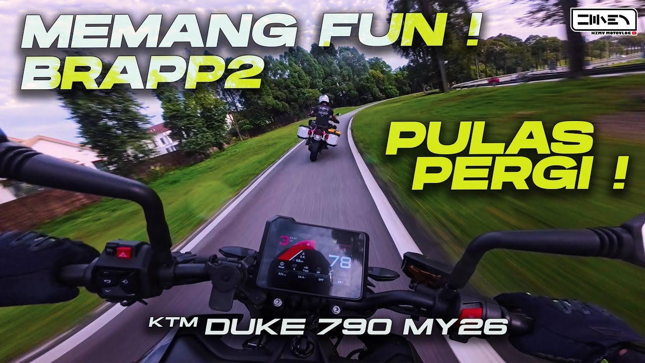 SYOK BETUL PULASS PERGI INI BARU KUDA LIAR | KTM Duke 790 Malaysia 2026 ...