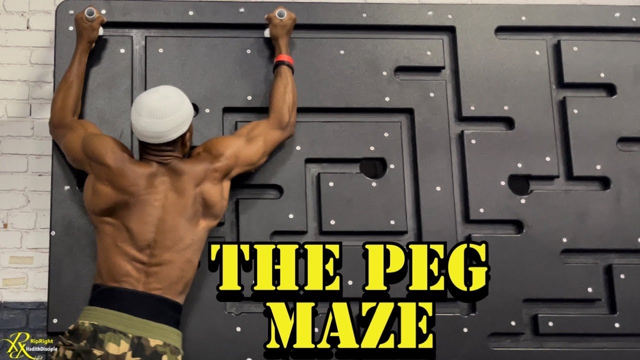 NINJA WARRIOR TRAINING FAILED | The Peg Maze Went Undefeated | RipRight ...
