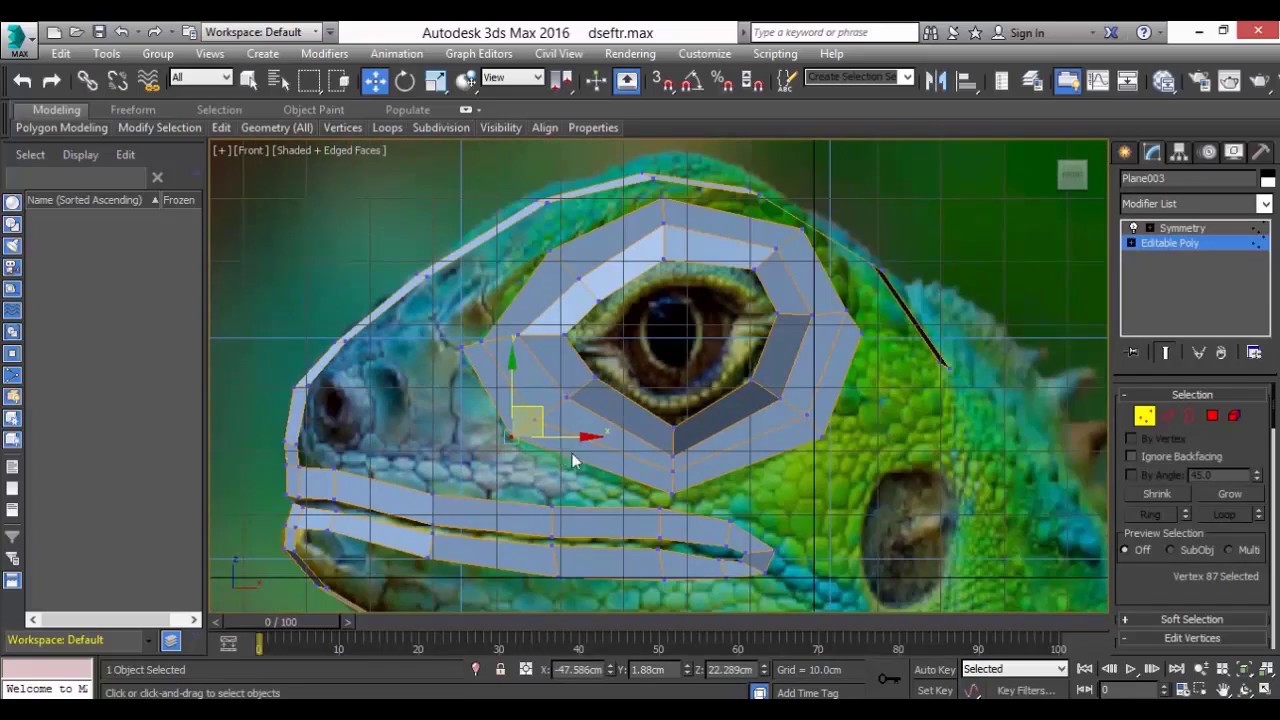 01 Lizard modeling head - YouTube