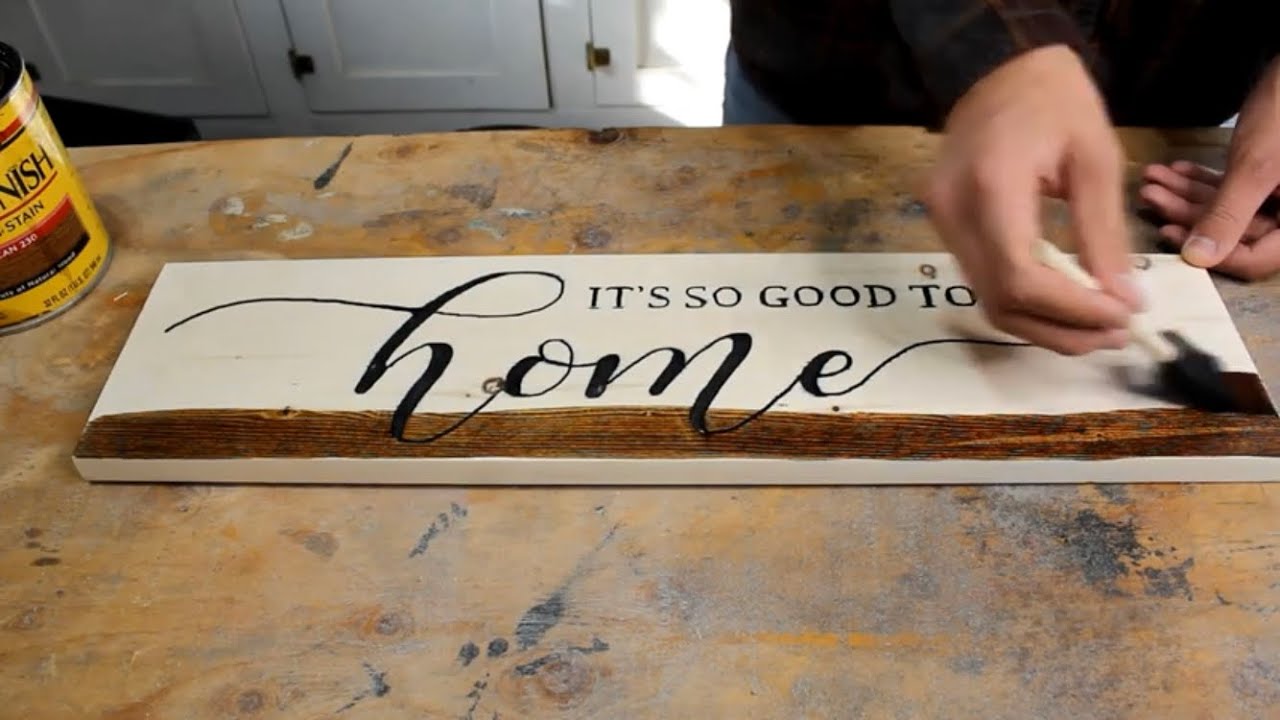 Engraving A Home Decor Sign! | Easy DIY Project - YouTube